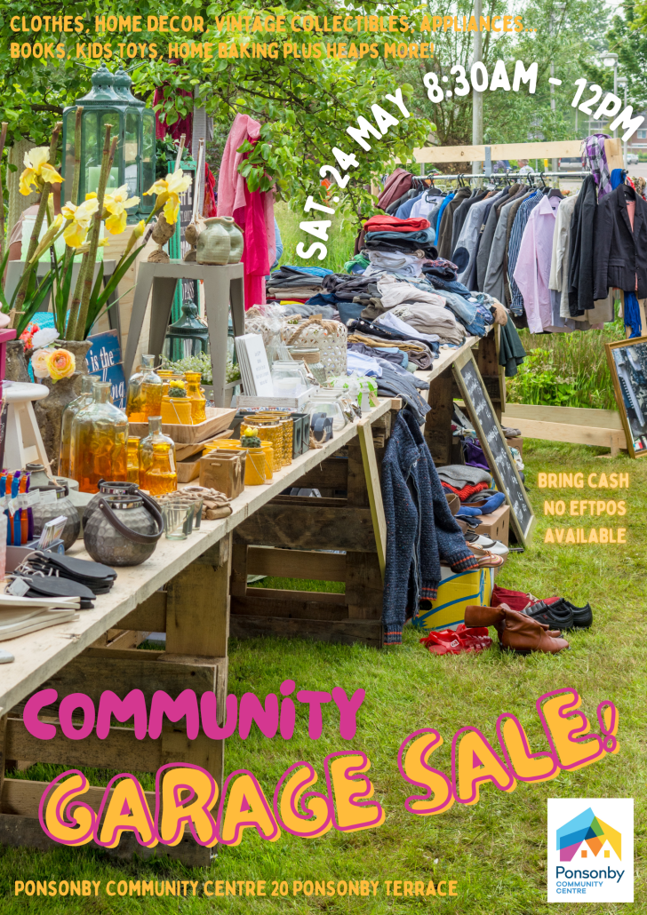Community Garage Sale - 24th May 11:30am - 2:30pm - Ponsonby Community ...